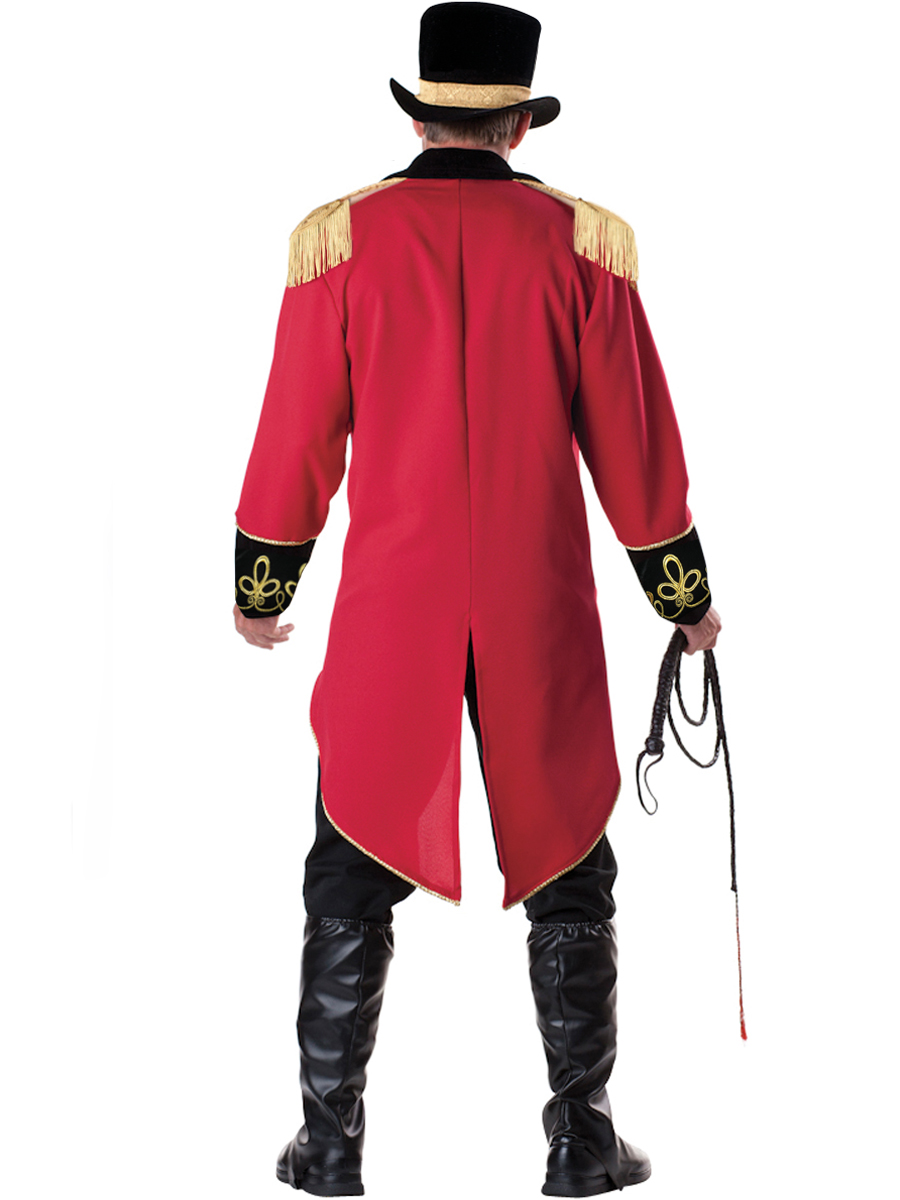 C906 Ringmaster Elite Mens Circus Lion Tamer Ring Master Halloween